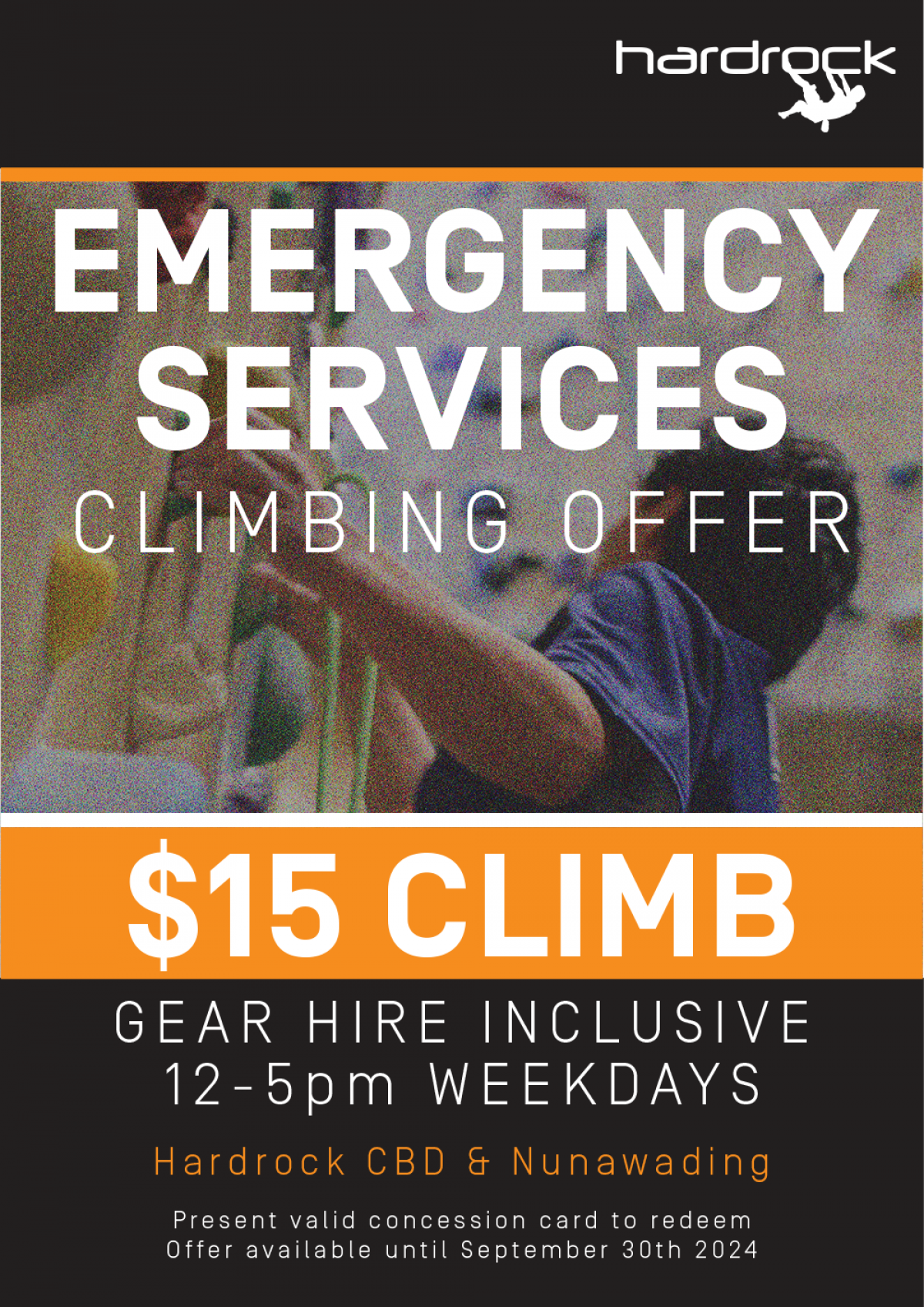 Emergency Services Climbing Offer | Hardrock Climbing